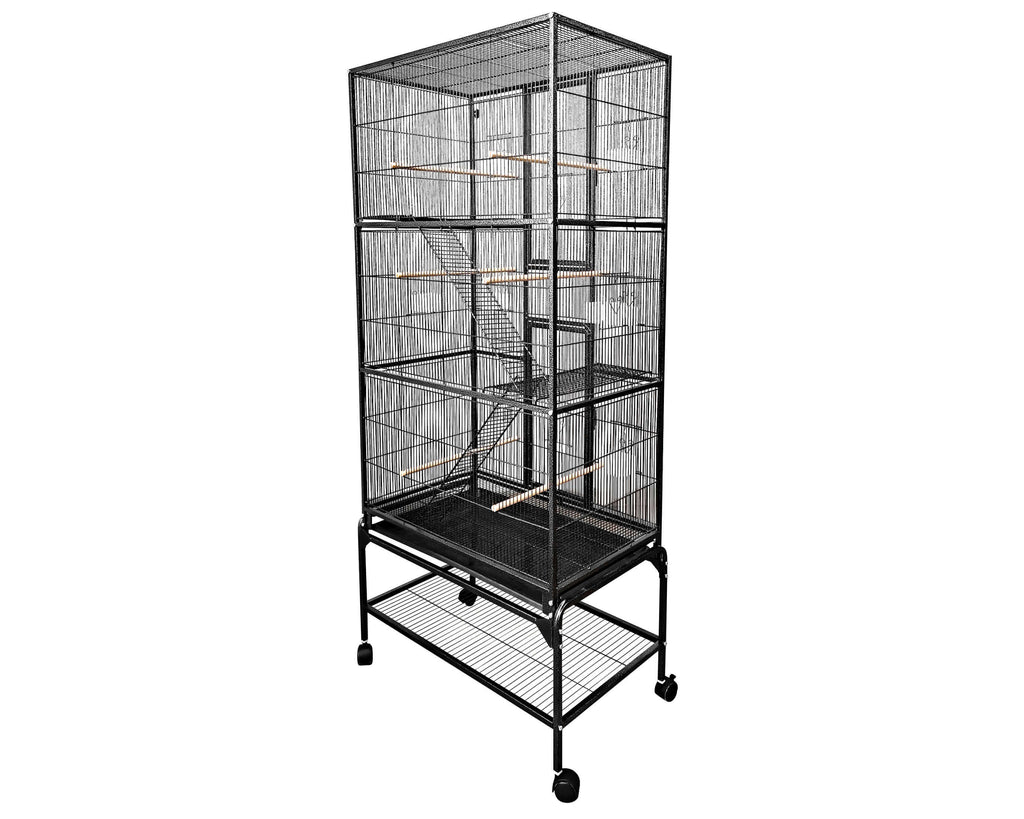 A&E 32"x18" Multi Level Flight Cage – AdeoPets