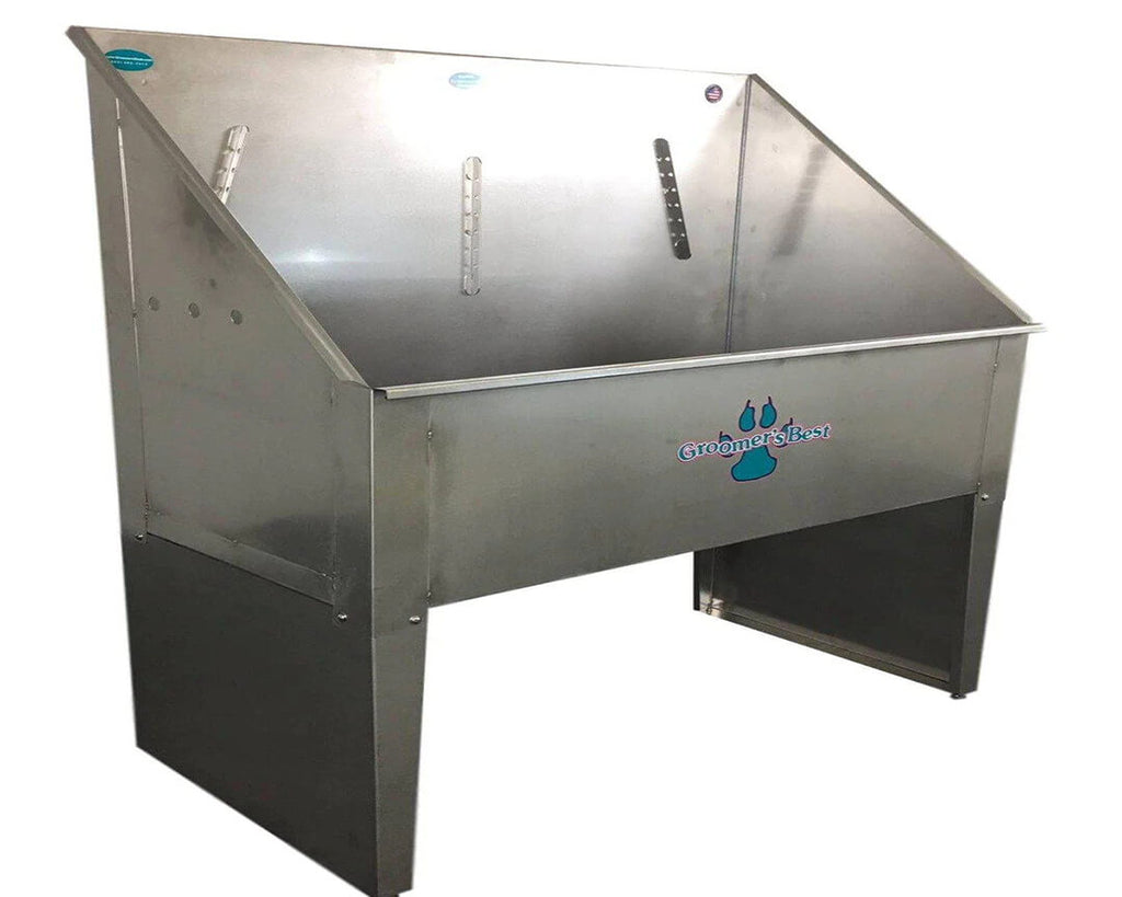 Groomer's Best Stainless Steel ADA Standard Bathing Tub – AdeoPets Groomer's Best Stainless Steel ADA Standard Bathing Tub – AdeoPets
