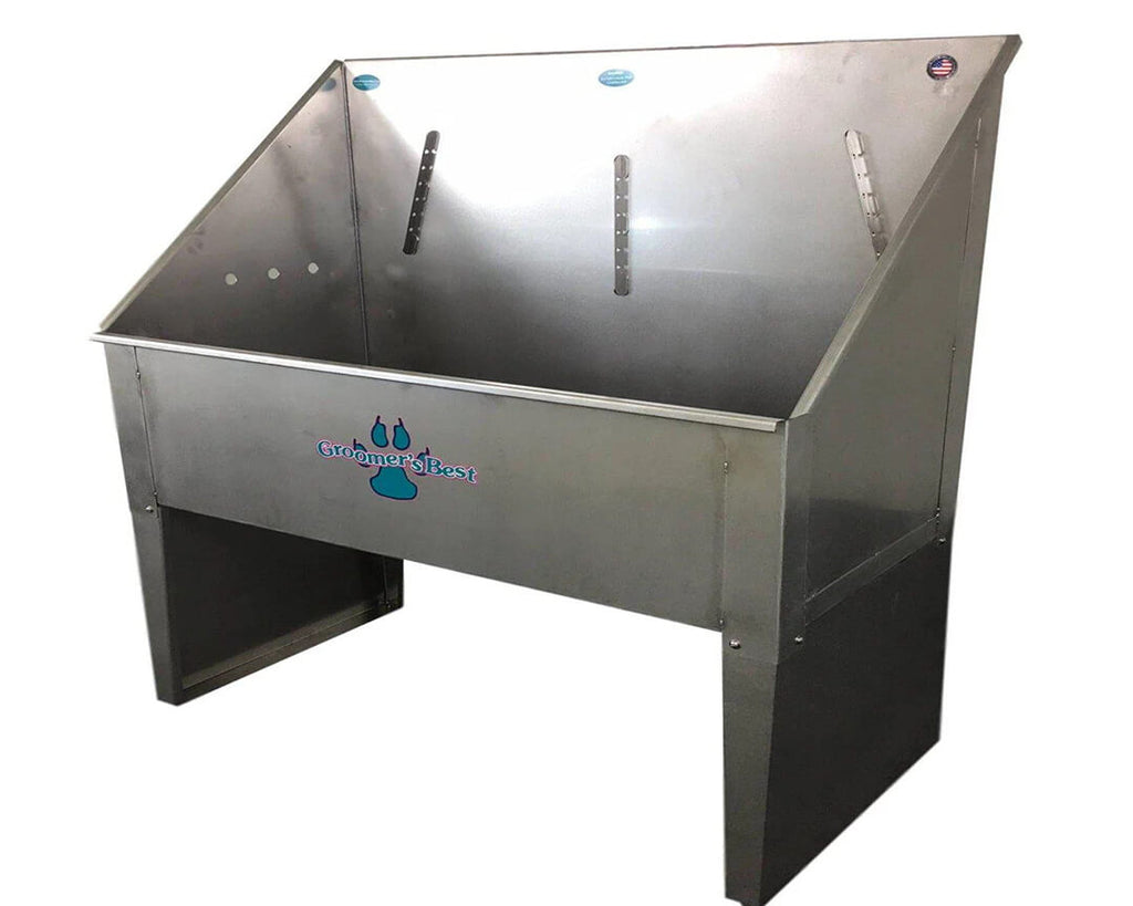 Groomer's Best Stainless Steel ADA Standard Bathing Tub – AdeoPets Groomer's Best Stainless Steel ADA Standard Bathing Tub – AdeoPets