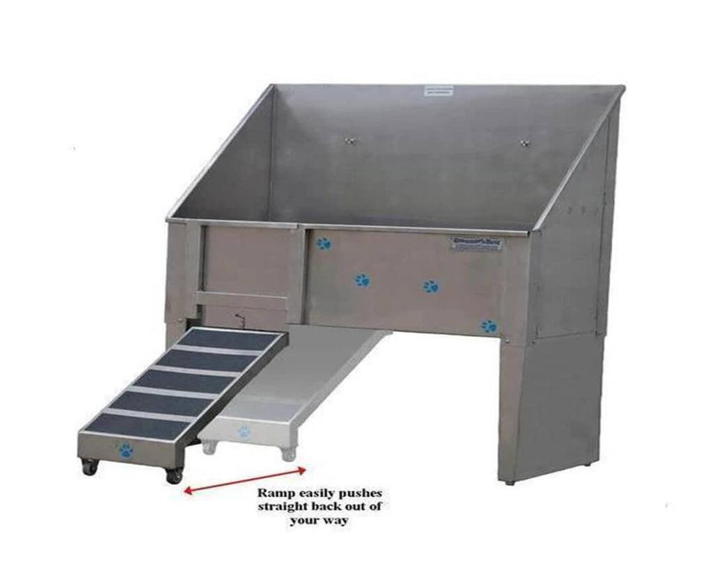 Groomer's Best Walk-Through Bathing Tub – AdeoPets