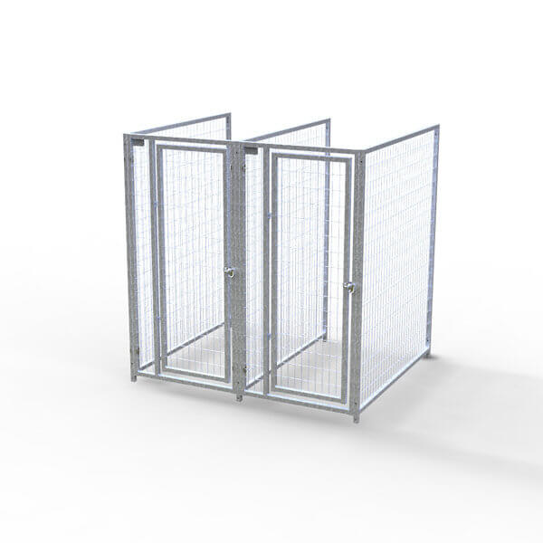TK Products Pro-Series Backless Multi-Dog Kennels for Indoor/Outdoor ...