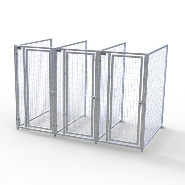 TK Products Pro-Series Backless Multi-Dog Kennels for Indoor/Outdoor ...