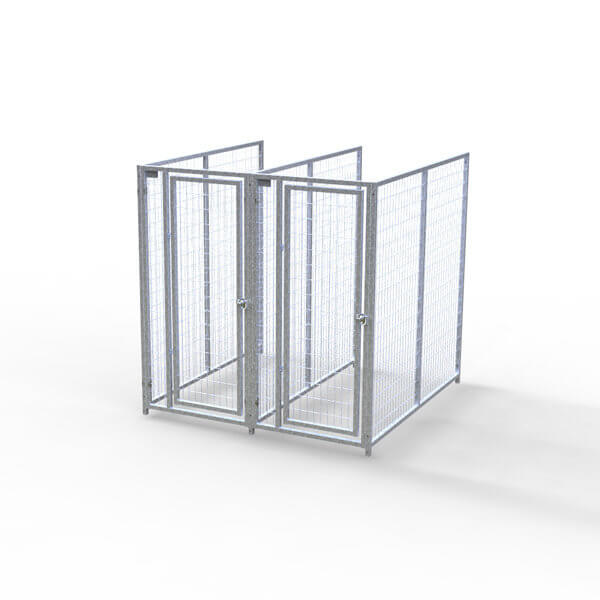 TK Products Pro-Series Backless Multi-Dog Kennels for Indoor/Outdoor ...