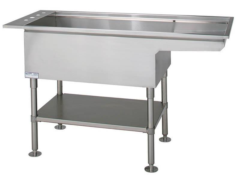 VetLine Bi-Level Multi-Purpose Stainless-Steel Wet Table – AdeoPets
