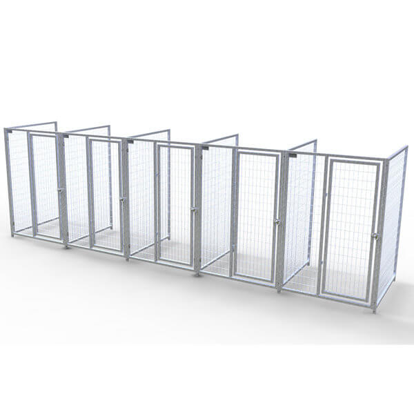 TK Products Pro-Series Backless Multi-Dog Kennels for Indoor/Outdoor ...