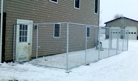 TK Products Pro-Series Backless Multi-Dog Kennels for Indoor/Outdoor ...