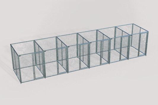 TK Kennels Pro-Series Enclosed Multi-Dog Kennel for Indoor/Outdoor Use ...