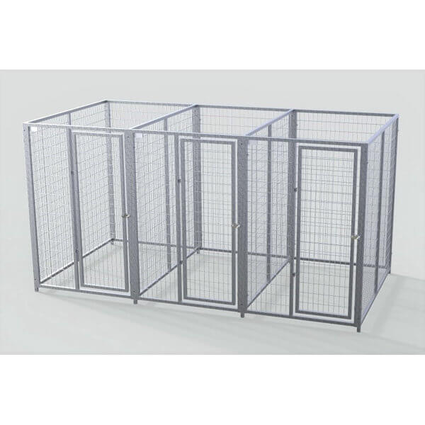 TK Kennels Pro-Series Enclosed Multi-Dog Kennel for Indoor/Outdoor Use ...