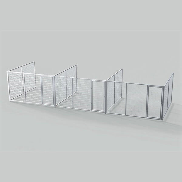TK Products Pro-Series Backless Multi-Dog Kennels for Indoor/Outdoor ...