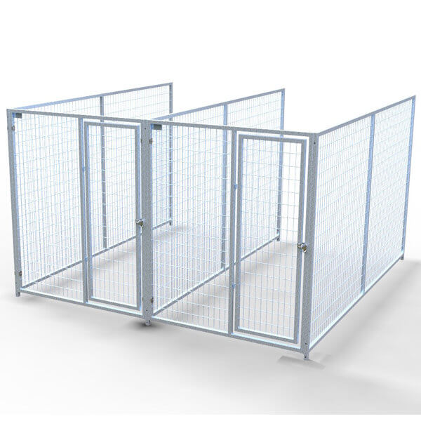 TK Products Pro-Series Backless Multi-Dog Kennels for Indoor/Outdoor ...