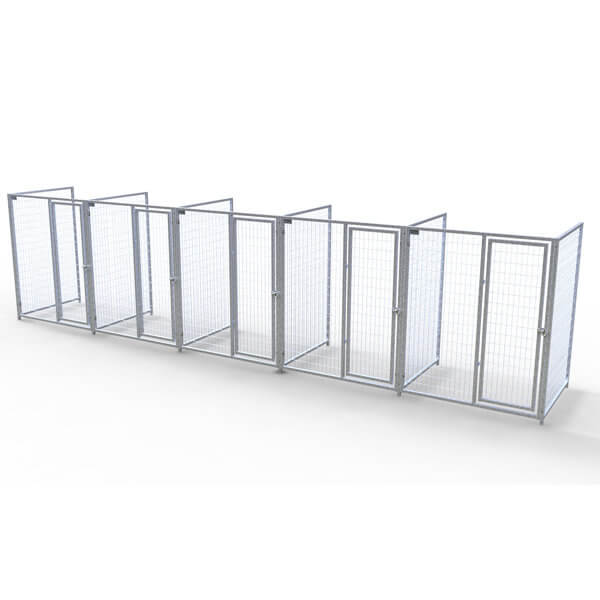 TK Products Pro-Series Backless Multi-Dog Kennels for Indoor/Outdoor ...