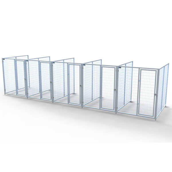 TK Products Pro-Series Backless Multi-Dog Kennels for Indoor/Outdoor ...