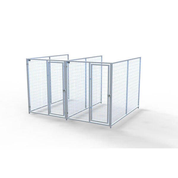 TK Products Pro-Series Backless Multi-Dog Kennels for Indoor/Outdoor ...