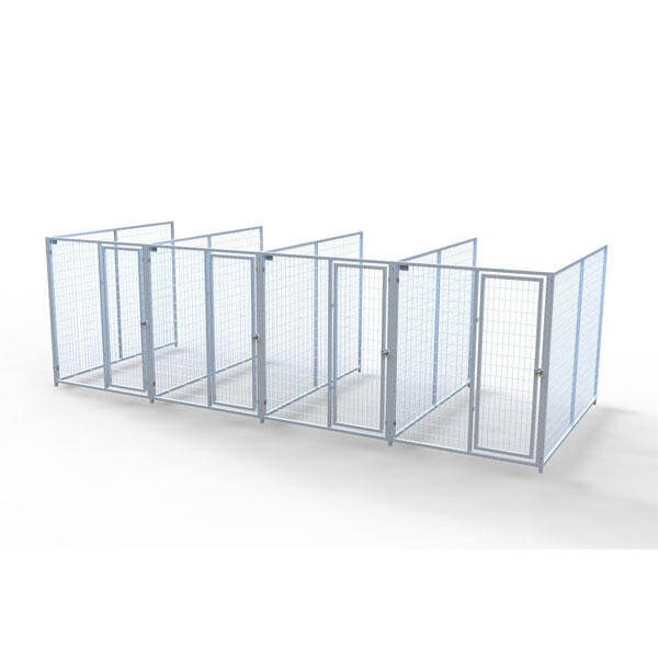 TK Products Pro-Series Backless Multi-Dog Kennels for Indoor/Outdoor ...