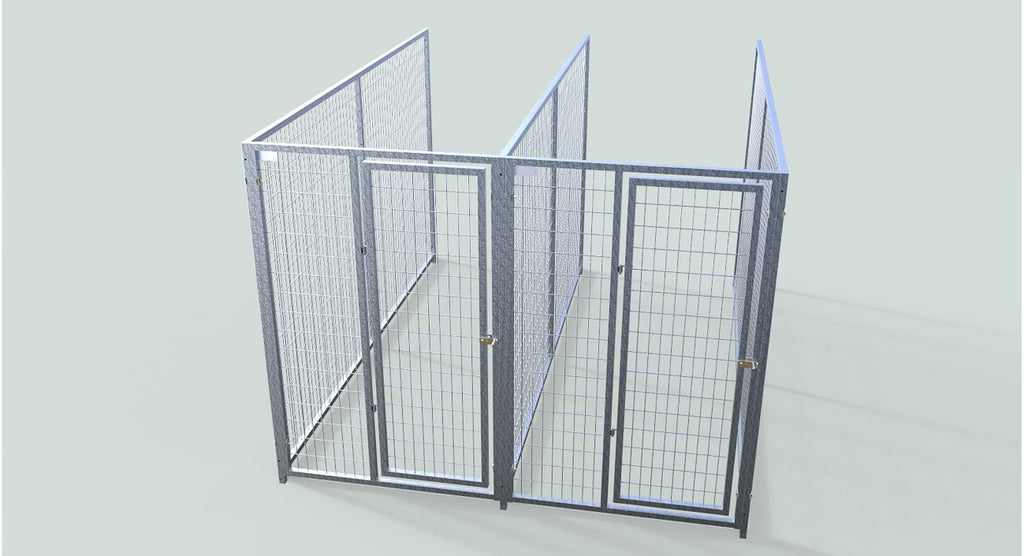 TK Products Pro-Series Backless Multi-Dog Kennels for Indoor/Outdoor ...