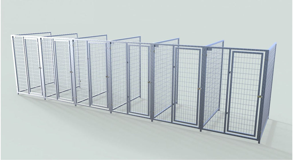 TK Products Pro-Series Backless Multi-Dog Kennels for Indoor/Outdoor ...