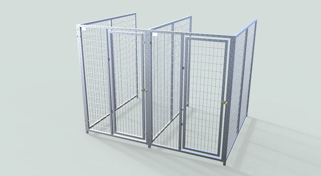 TK Products Pro-Series Backless Multi-Dog Kennels for Indoor/Outdoor ...