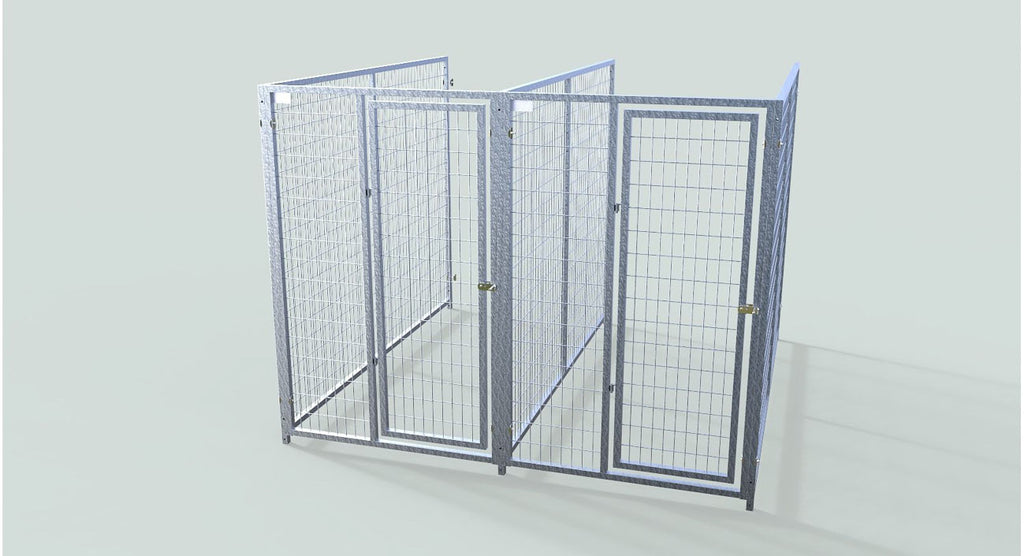 TK Products Pro-Series Backless Multi-Dog Kennels for Indoor/Outdoor ...