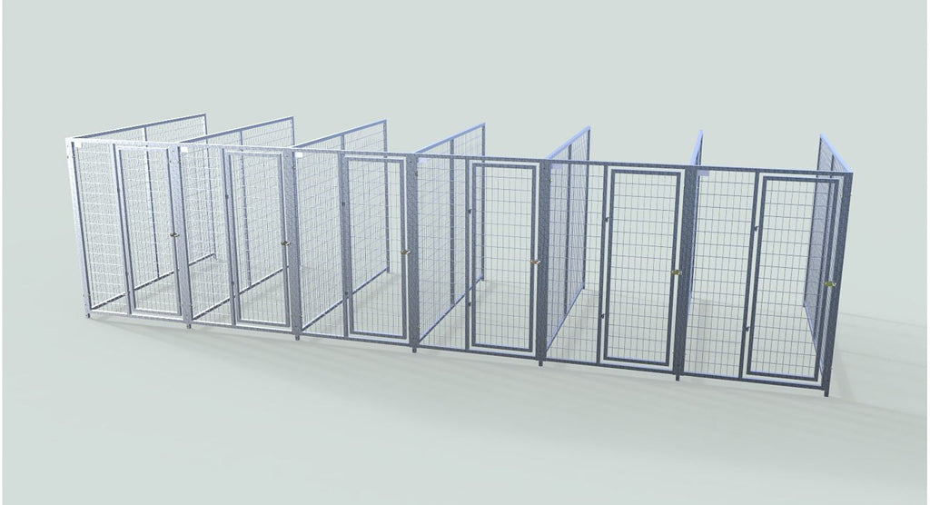 TK Products Pro-Series Backless Multi-Dog Kennels for Indoor/Outdoor ...